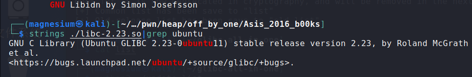 使用patchelf修改程序依赖的libc库 - M4gne51um's blog